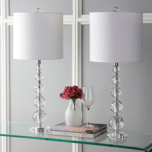 Pewter / Silver Table Lamps You'll Love | Wayfair