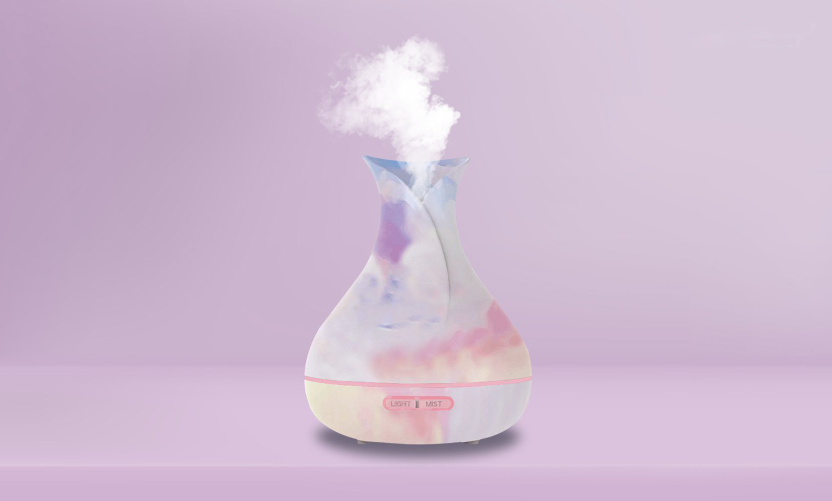 Orren Ellis Tie Dye Ultrasonic Aromatherapy Mist Diffuser | Wayfair