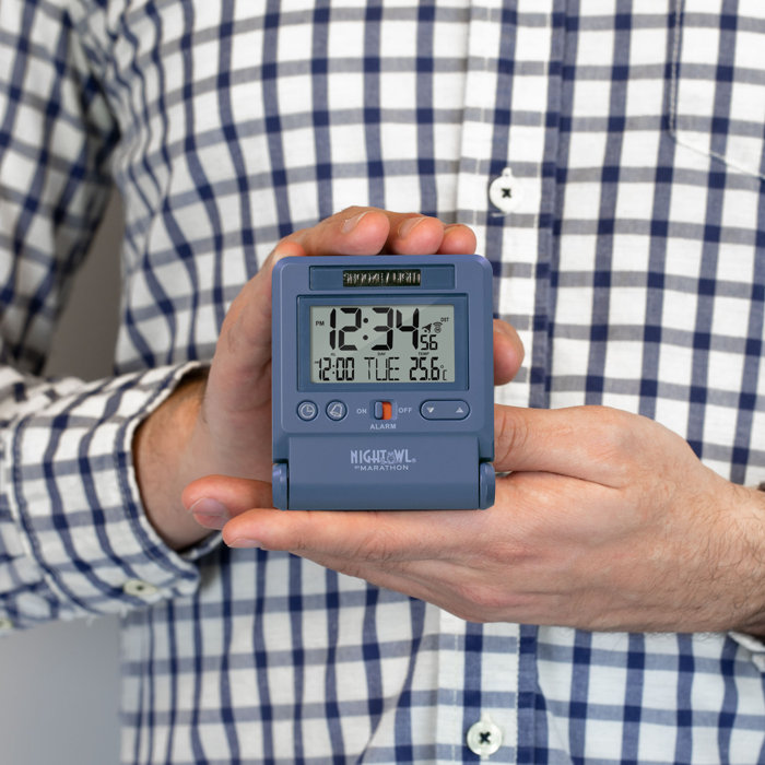 Marathon Watch Company Digital Atomic Tabletop Clock with Alarm ...