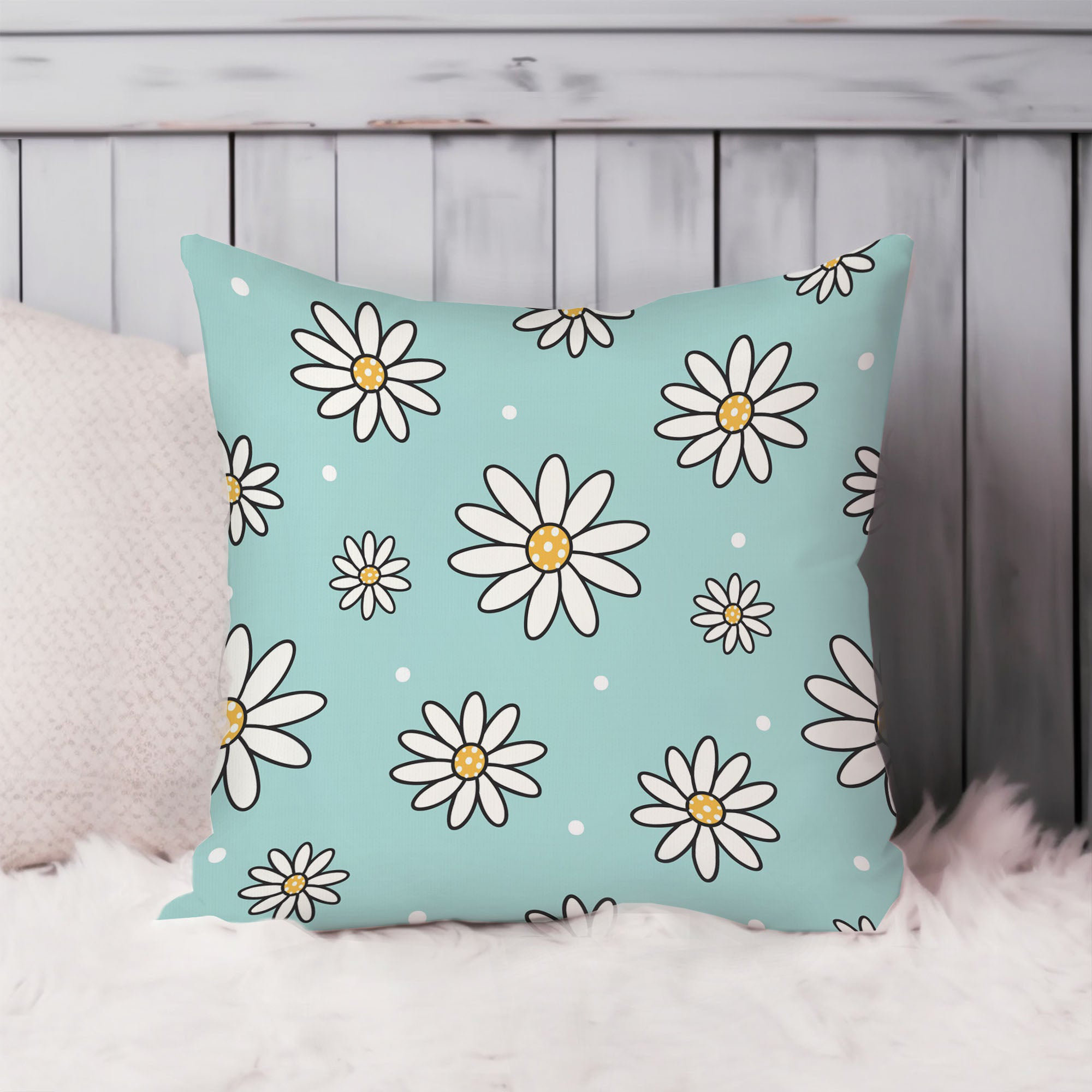 Ethan Taylor Floral Daisy Pattern I Modern Daisies | Wayfair