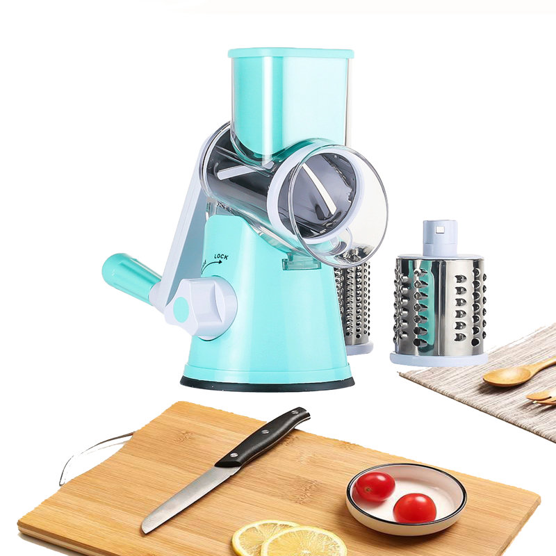 Onewell Multifunctional Vegetable Cutter, Hand Rock Cylinder Rotary ...