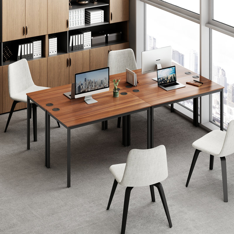 Eureka Ergonomic 47’’ Study Writing Computer Desk, Workstation With ...