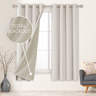 Wade Logan® Lythrodontas Faux Linen Total Blackout Curtain Panels ...