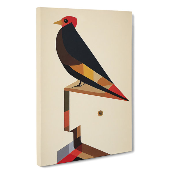 Metro Lane XC1022-1741X Cubist Abstract Bird - Wrapped Canvas Print ...