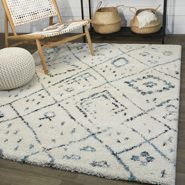 Union Rustic Krall Moroccan Shag Area Rug & Reviews | Wayfair