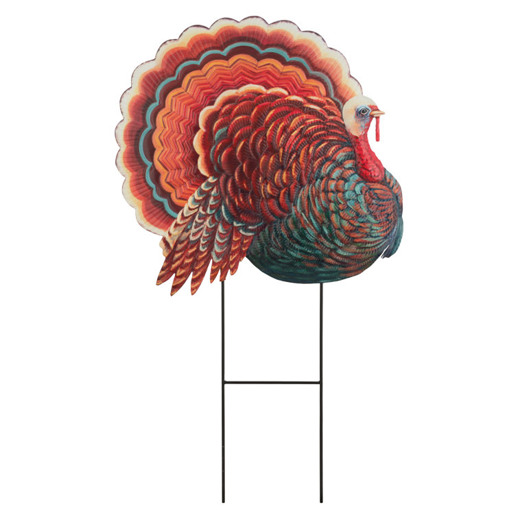 Regal Art & Gift Weather Resistant Metal Animals Garden Stake | Wayfair