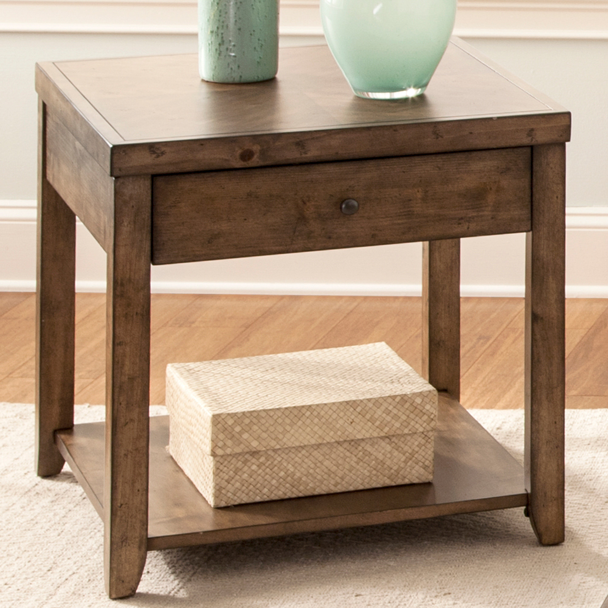 Three Posts™ Bleckley End Table with Storage & Reviews | Wayfair