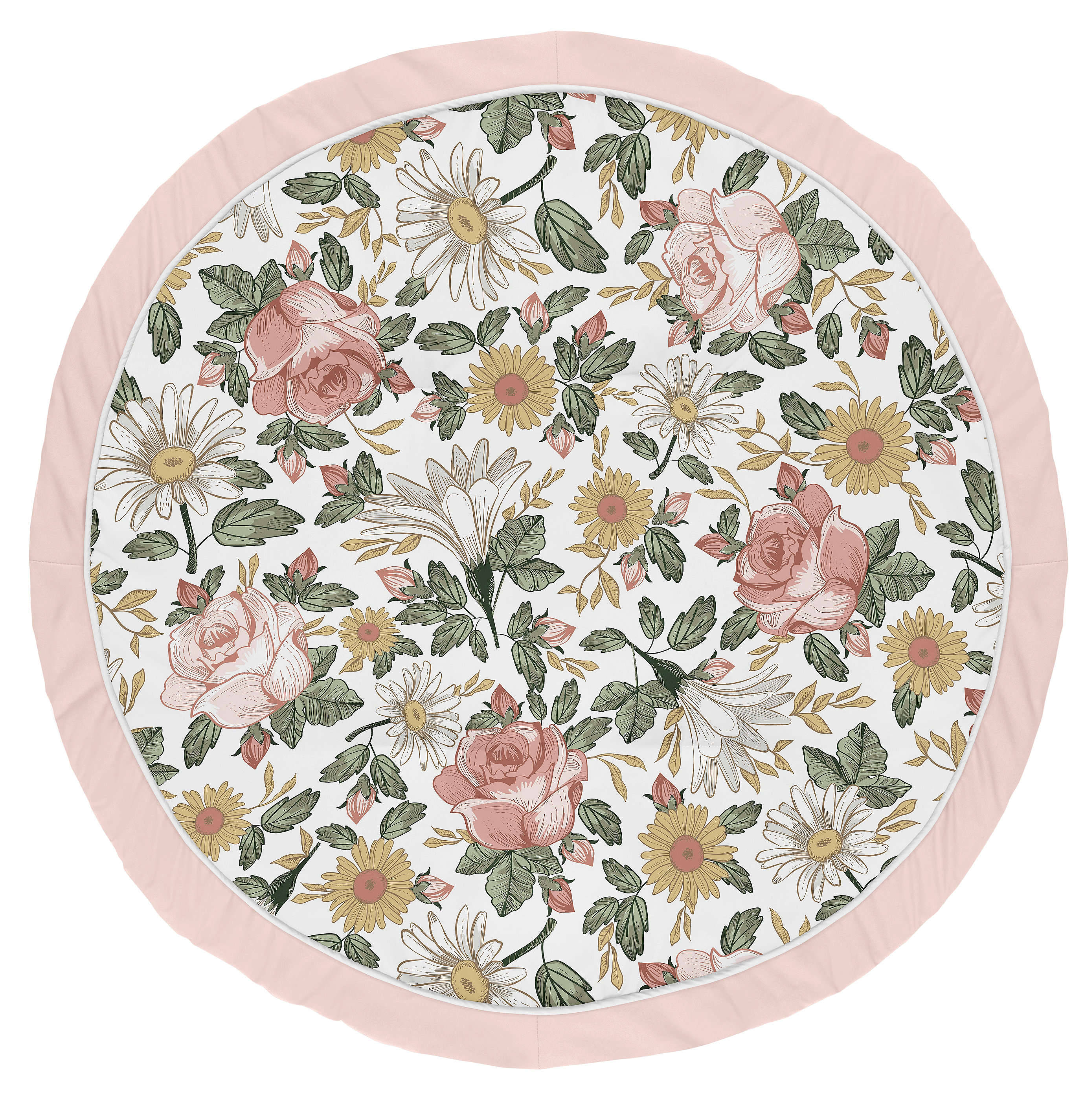 Sweet Jojo Designs Vintage Floral Baby Fabric Playmat & Reviews | Wayfair