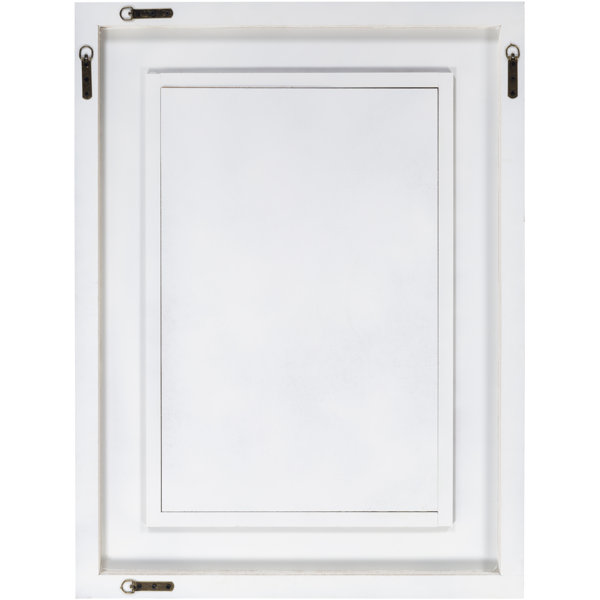 Union Rustic Gertha Rectangle Wood Wall Mirror & Reviews | Wayfair