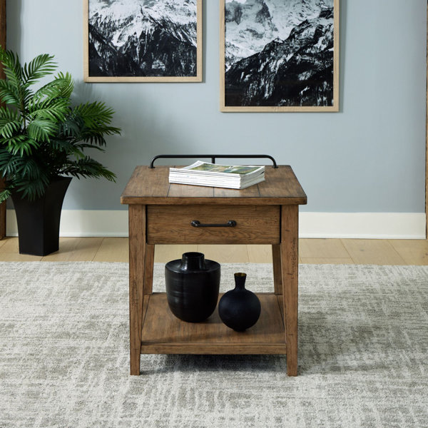 Liberty Furniture Pinebrook Ridge End Table with Storage | Wayfair