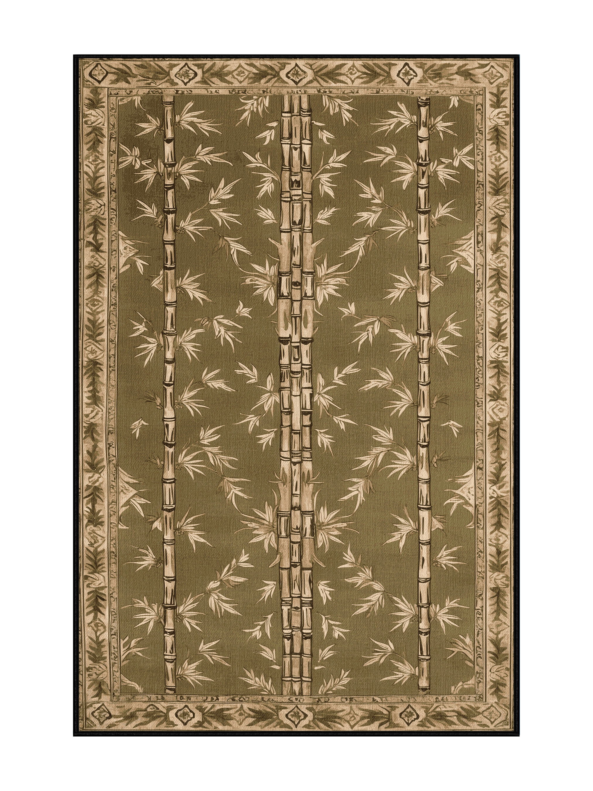 Wildon Home® Machine Washable Art Deco Brown Area Rug | Wayfair