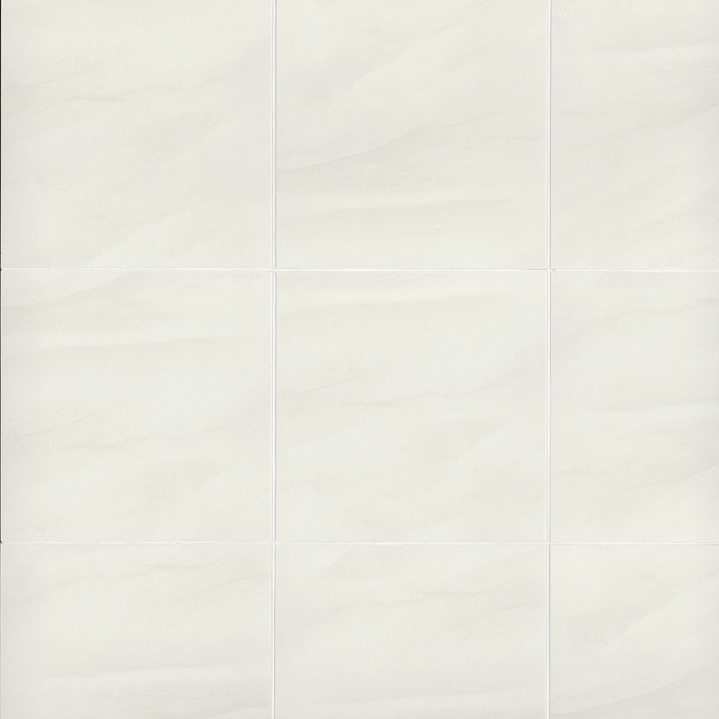 Bedrosians Winslow 18" x 18" Porcelain Field Tile in Matte White | Wayfair