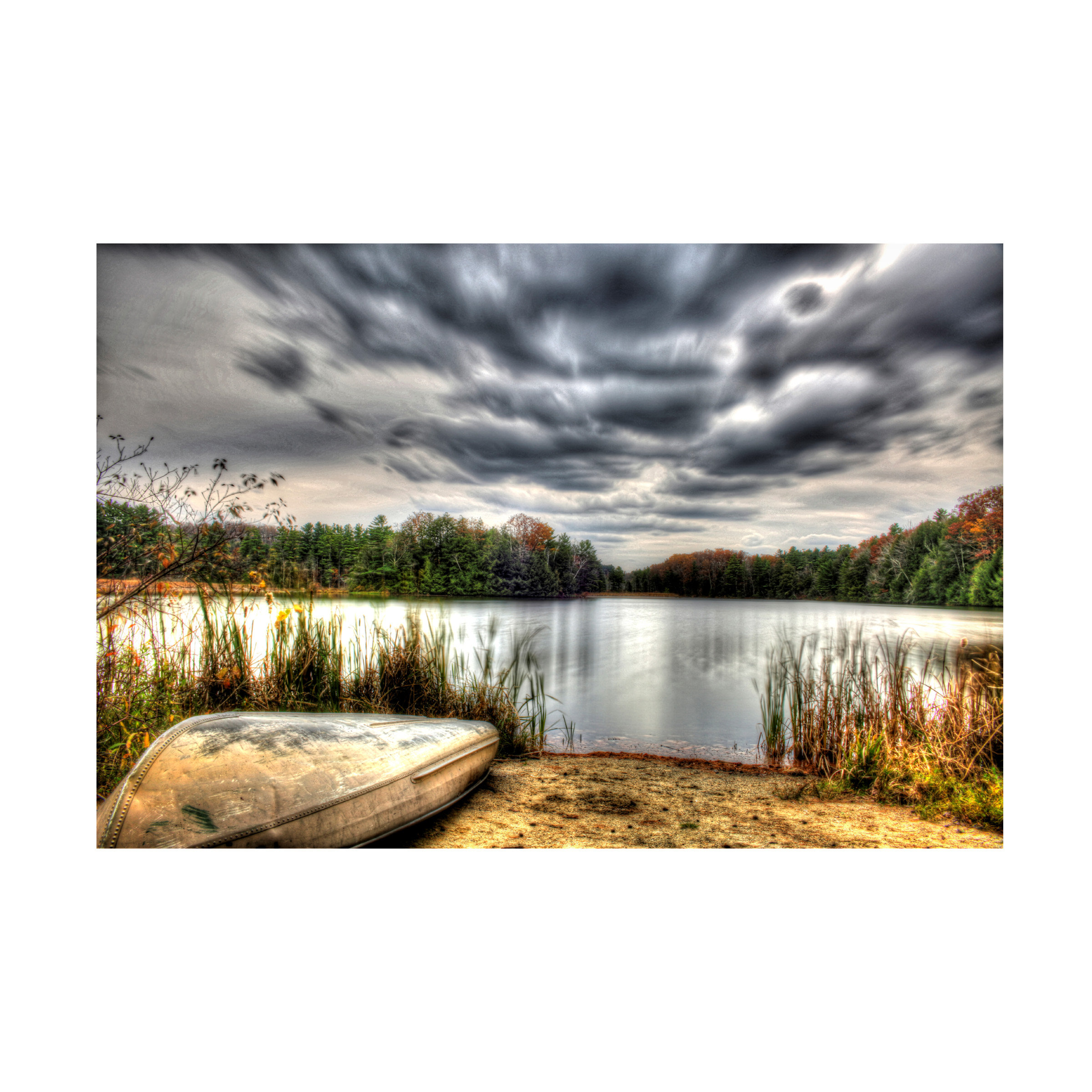 Millwood Pines Storm Lake On Canvas by Stephen Goodhue Canvas Art | Wayfair