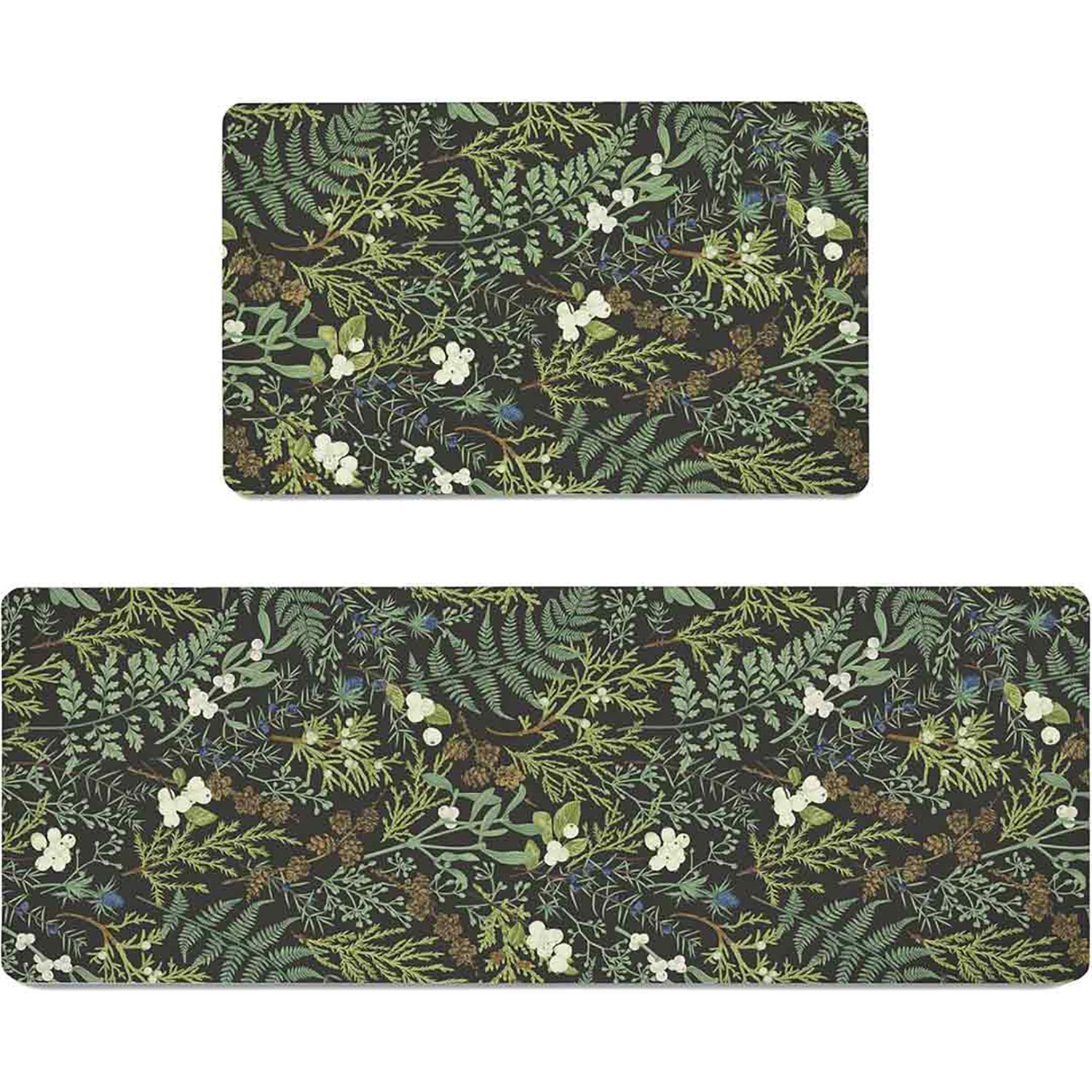 Rosalind Wheeler Farmhouse Kitchen Rug Set Of 2 French Country Anti ...