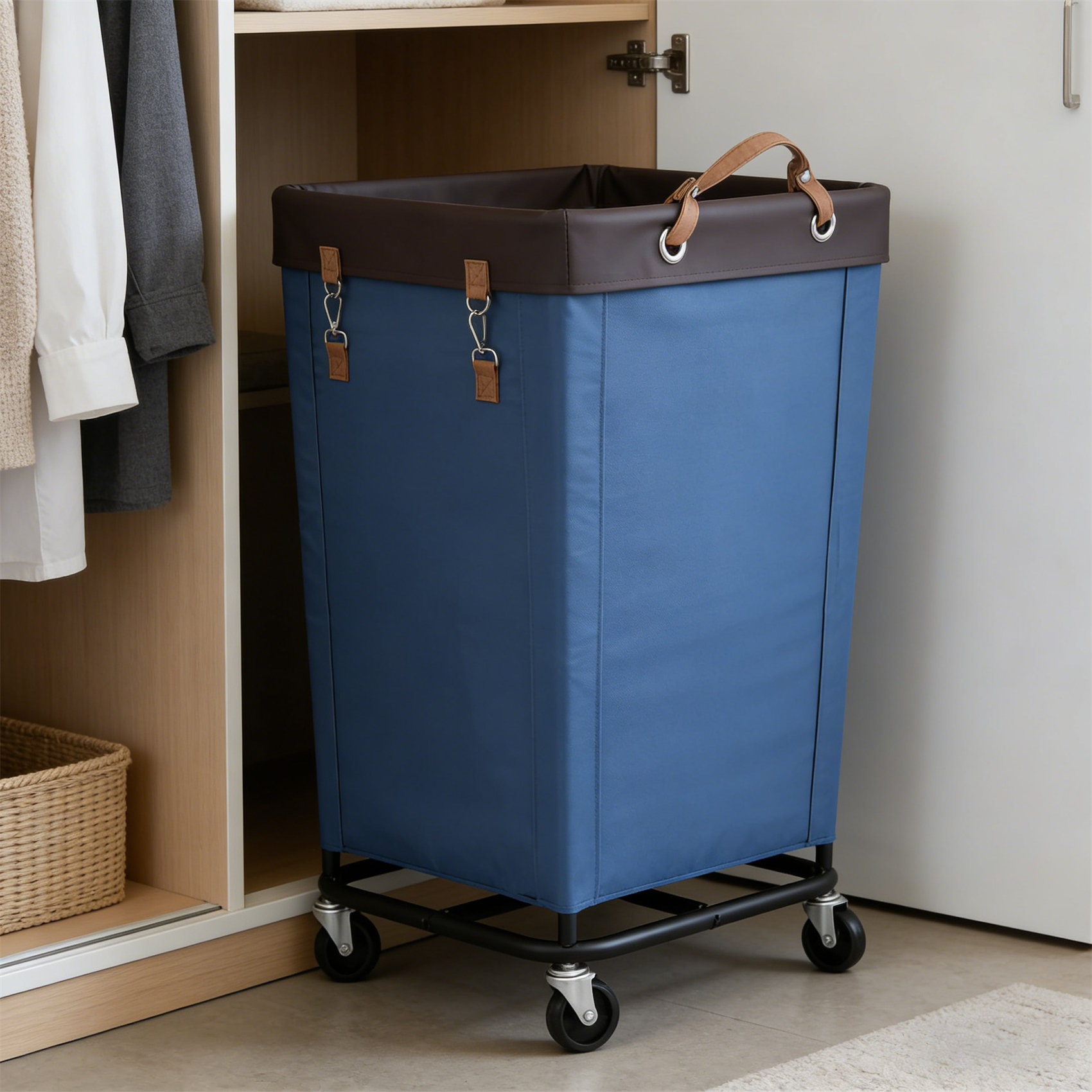 Nari Home Furni Washing Cart, Wheeled Rolling Washing Cart - Suitable ...
