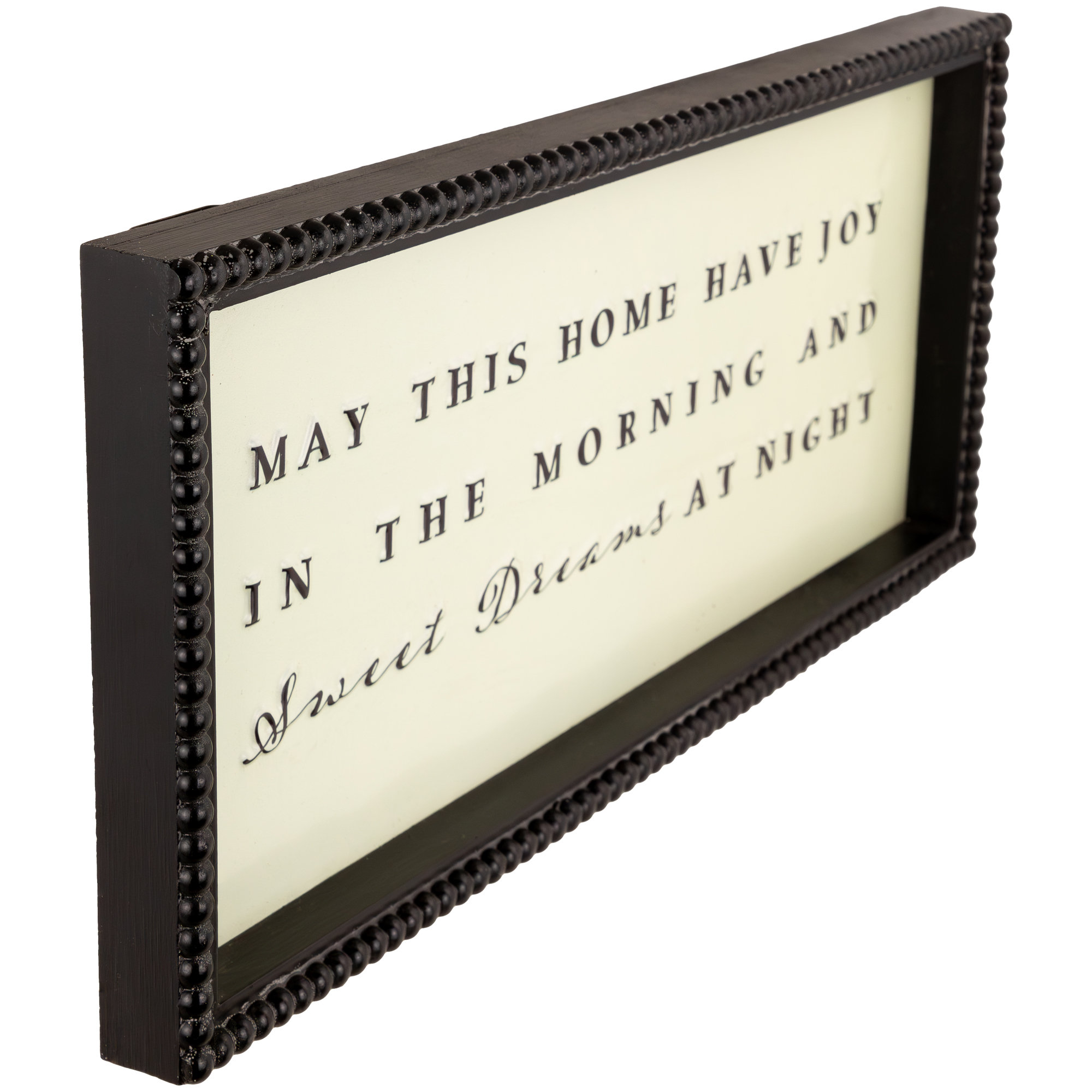 Northlight Seasonal Joy And Sweet Dreams Framed Metal Wall Sign - 17.75 ...