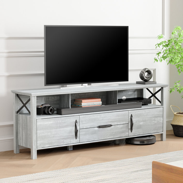 Steelside™ Harlee 65'' Media Console & Reviews | Wayfair
