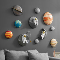 Isabelle & Max™ Planet Statue Space Decor: 4Pcs Solar System Sculpture ...
