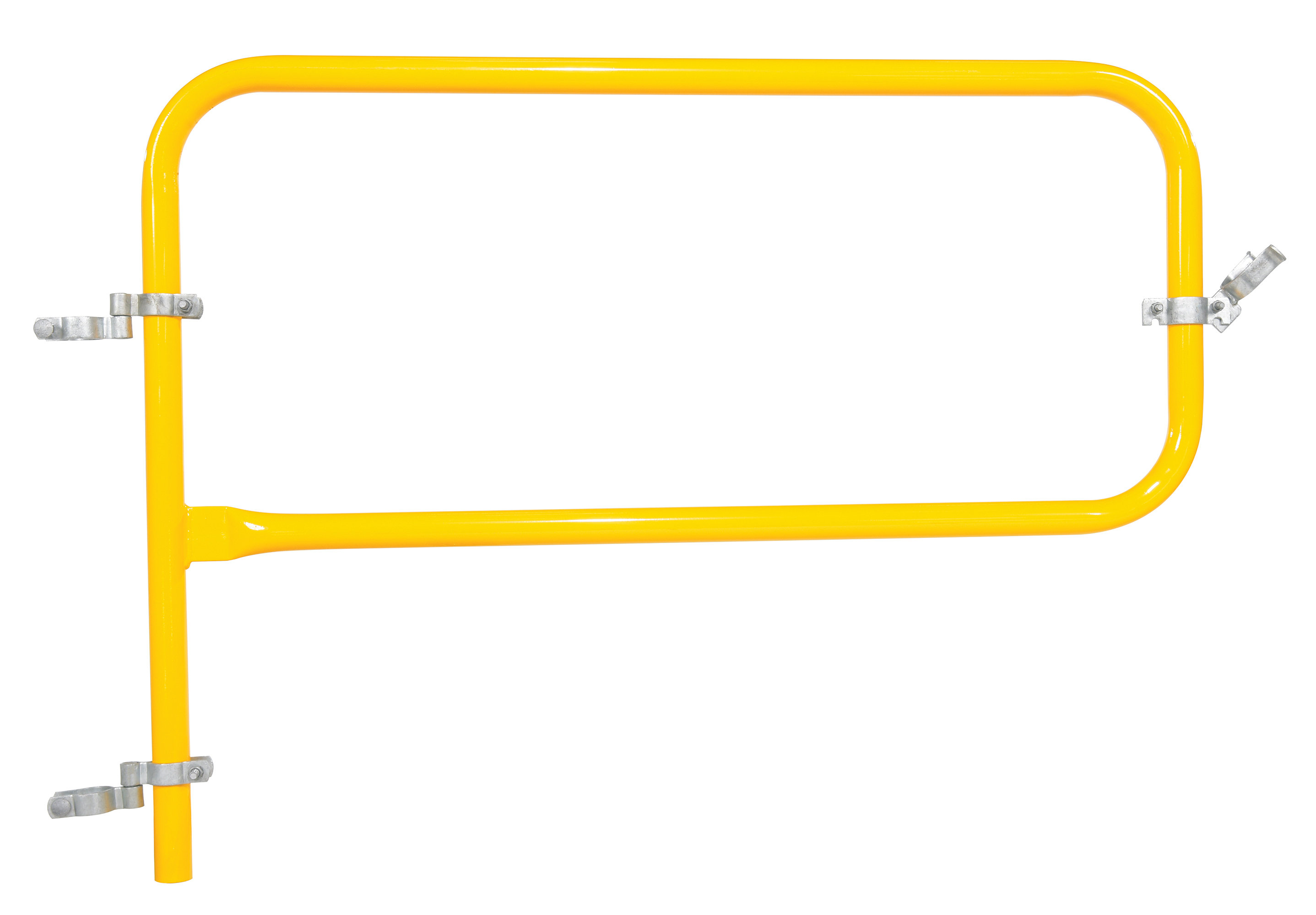 Vestil 48 x 36 in. P Shaped Pipe Safety Railing Gate | Wayfair