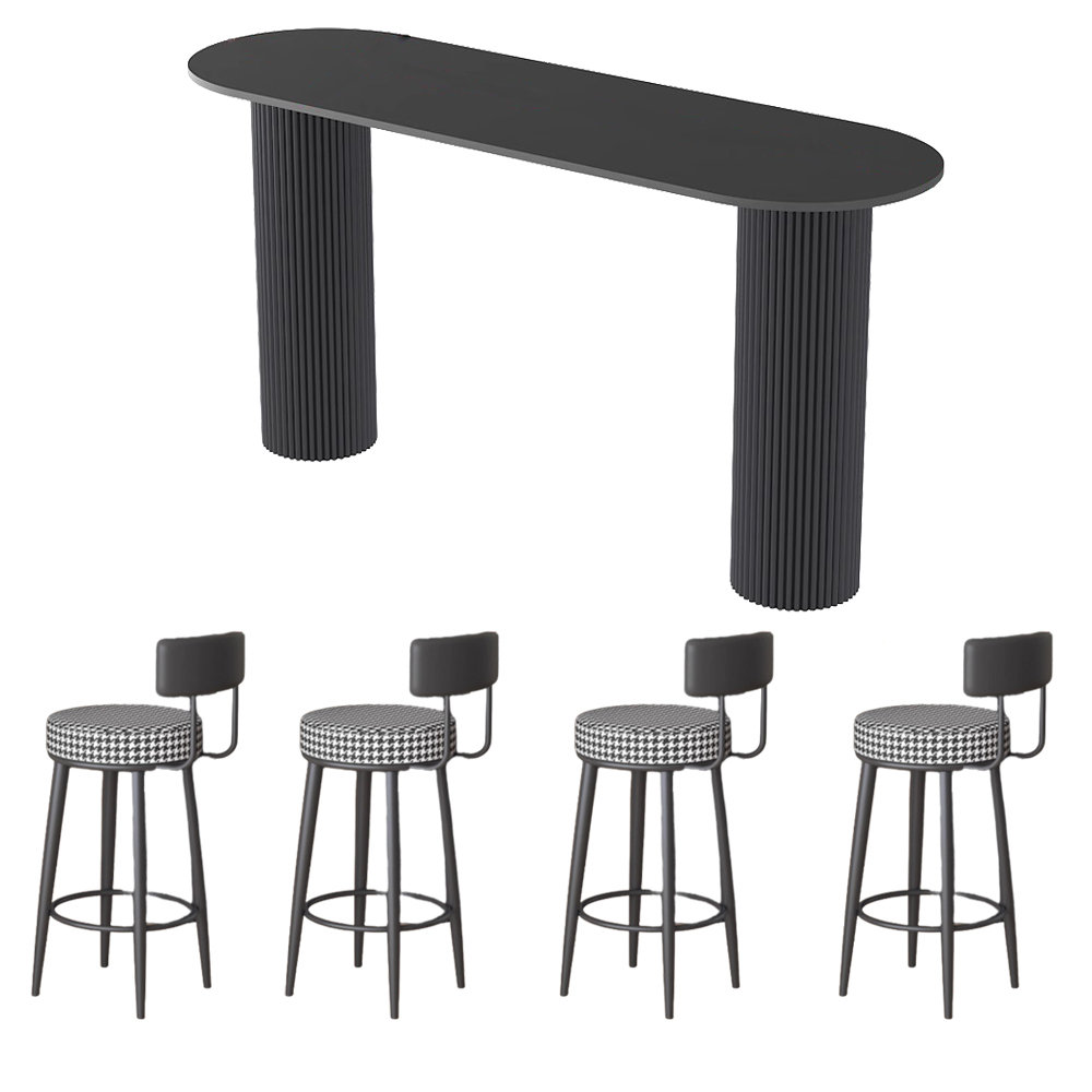 HONELS Home casual wind bar table and chair | Wayfair