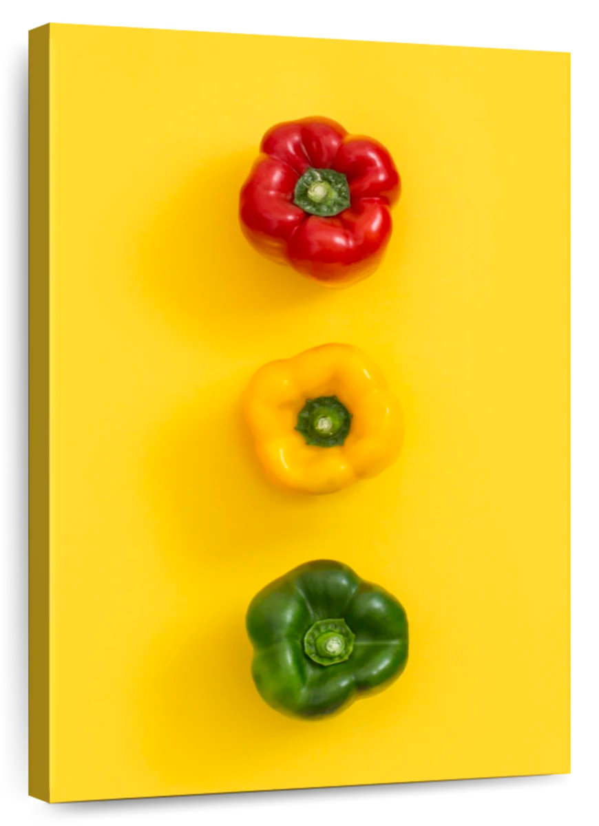 Ebern Designs Yarlin Colorful Bell Peppers | Wayfair