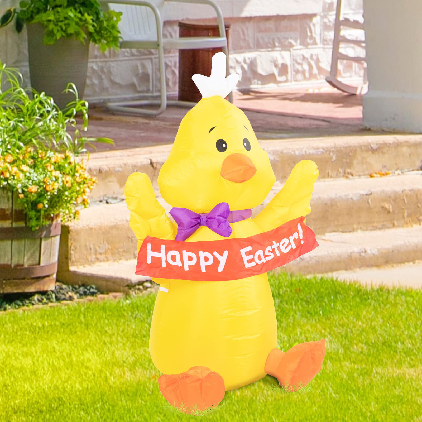 The Holiday Aisle® Chicken Inflatable | Wayfair