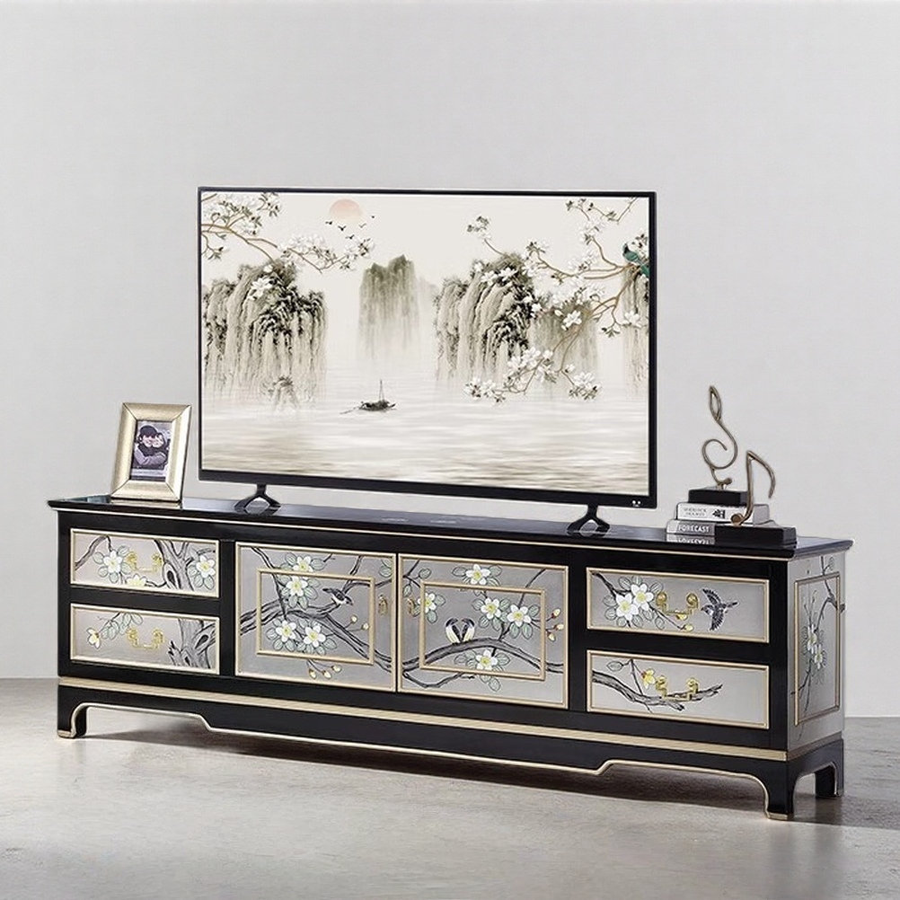 Hokku Designs Creative Painted TV Stand | Wayfair