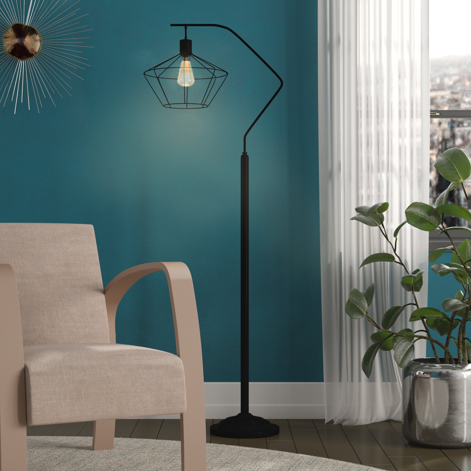 Wrought Studio™ Glatt 62" Task Floor Lamp & Reviews - Wayfair Canada