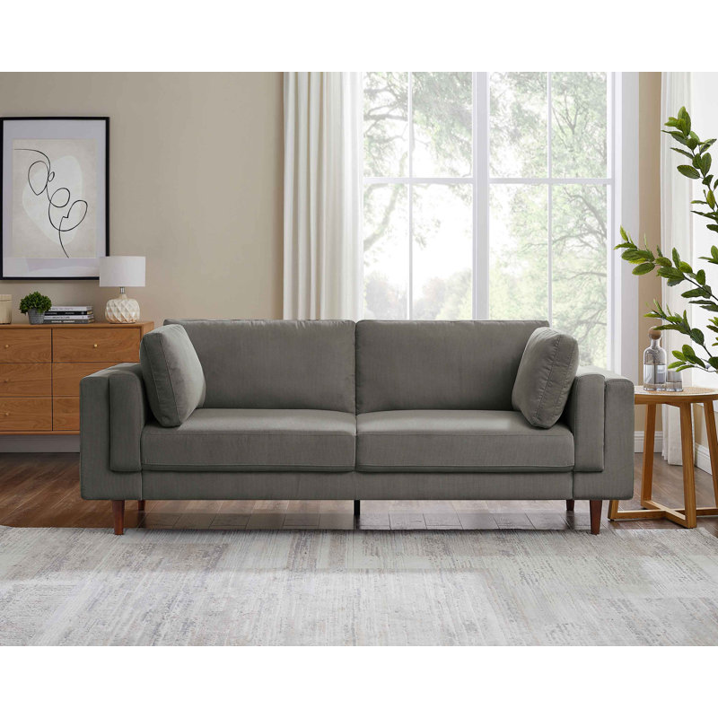 Latitude Run® Kraz Minimore Modern Style 85'' Square Arm Sofa & Reviews ...