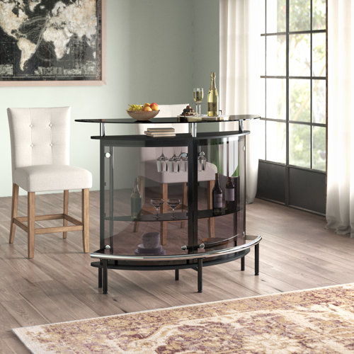 Curved Home Bars & Bar Sets You'll Love | Wayfair