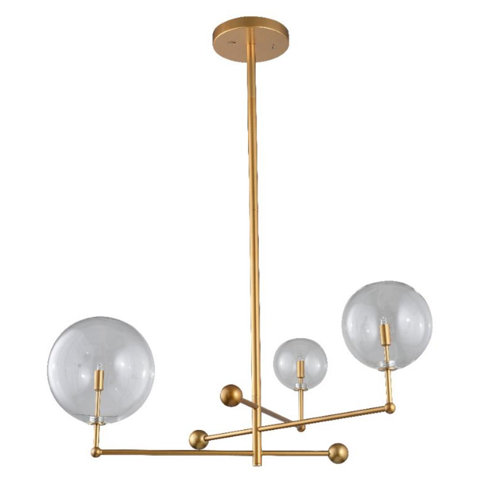 George Oliver 3 - Light Sputnik Chandelier | Wayfair