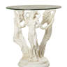 Astoria Grand Beldin Glass Top Figurine End Table & Reviews | Wayfair