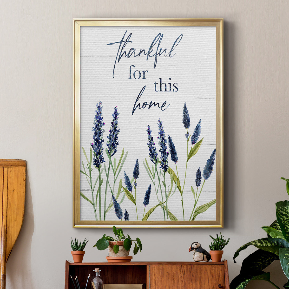 Wexford Home Thankful For This Home Premium Framed Print - Ready To ...