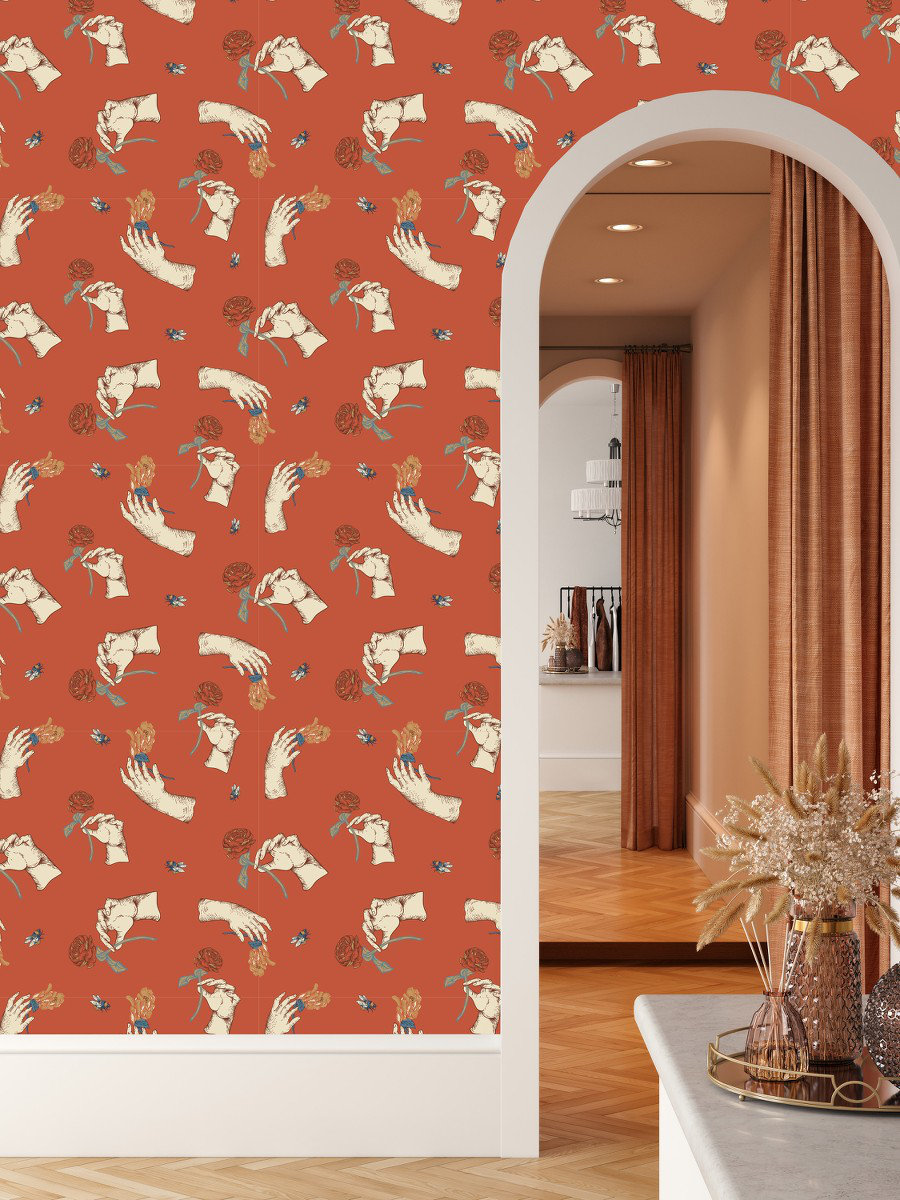 Trinx Anakah Peel & Stick No Pattern And Not Solid Colour Wallpaper ...