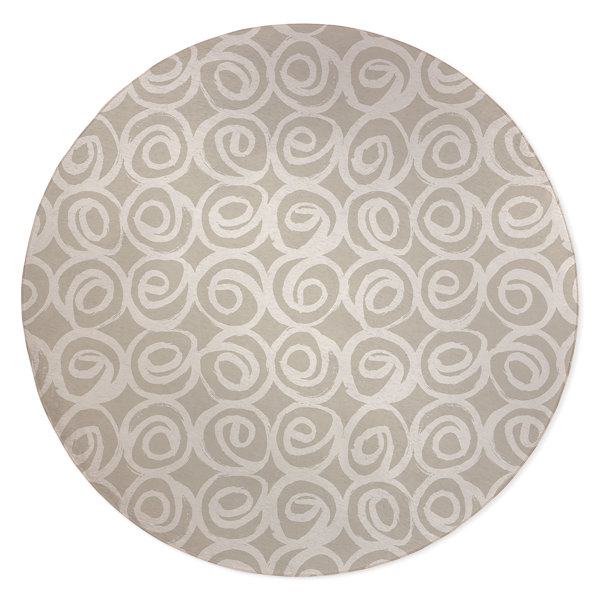 KAVKA DESIGNS Straight Round Chair Mat | Wayfair