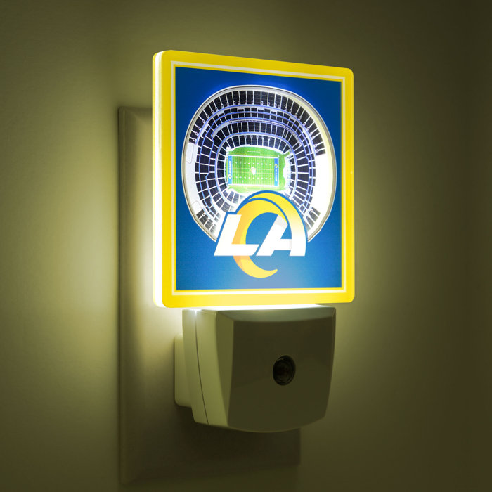 YouTheFan NFL Los Angeles Rams Stadium View Night Light | Wayfair