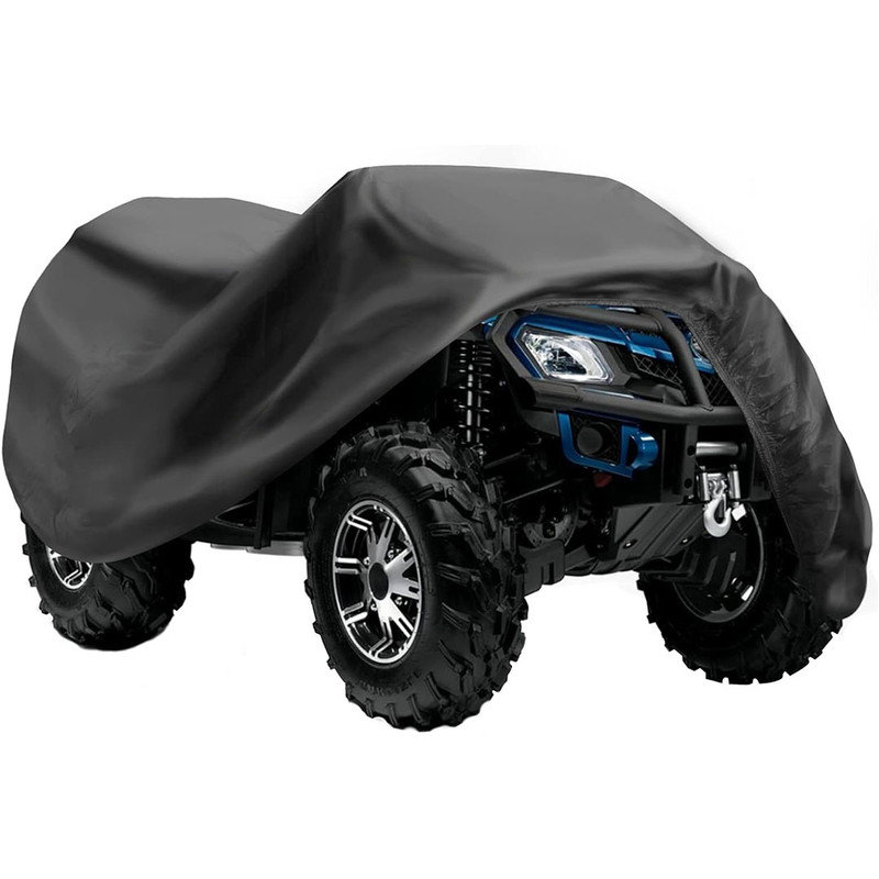 ZILNOX Polyester ATV Cover Waterproof, Heavy Duty Windproof Quad Covers ...