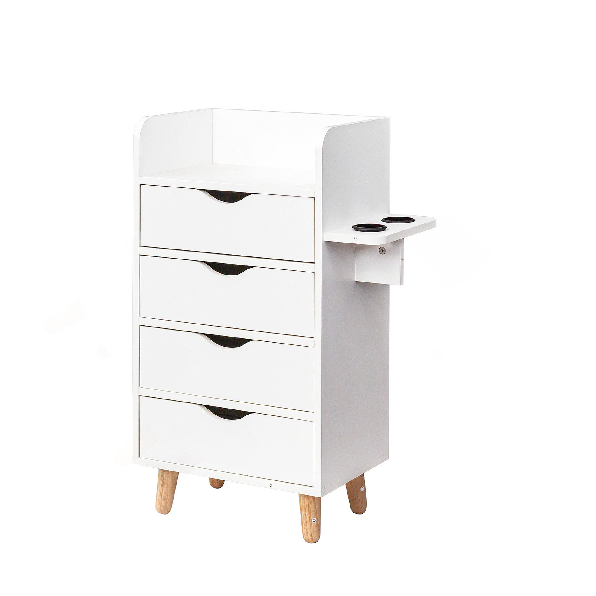 George Oliver Spacious Salon Storage Cabinet with Multiple Drawers and ...