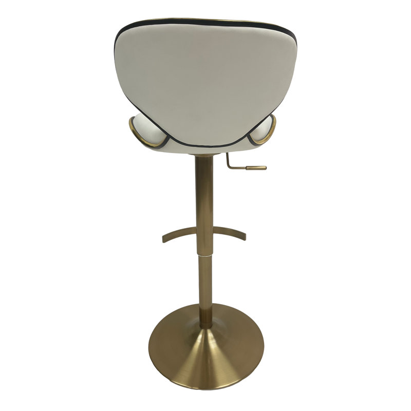 Everly Quinn Ecco Adjustable Height Swivel Bar Stool & Reviews | Wayfair