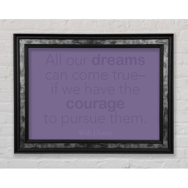 Bright Star Walt Disney All Our Dreams Lilac - Single Picture Frame ...