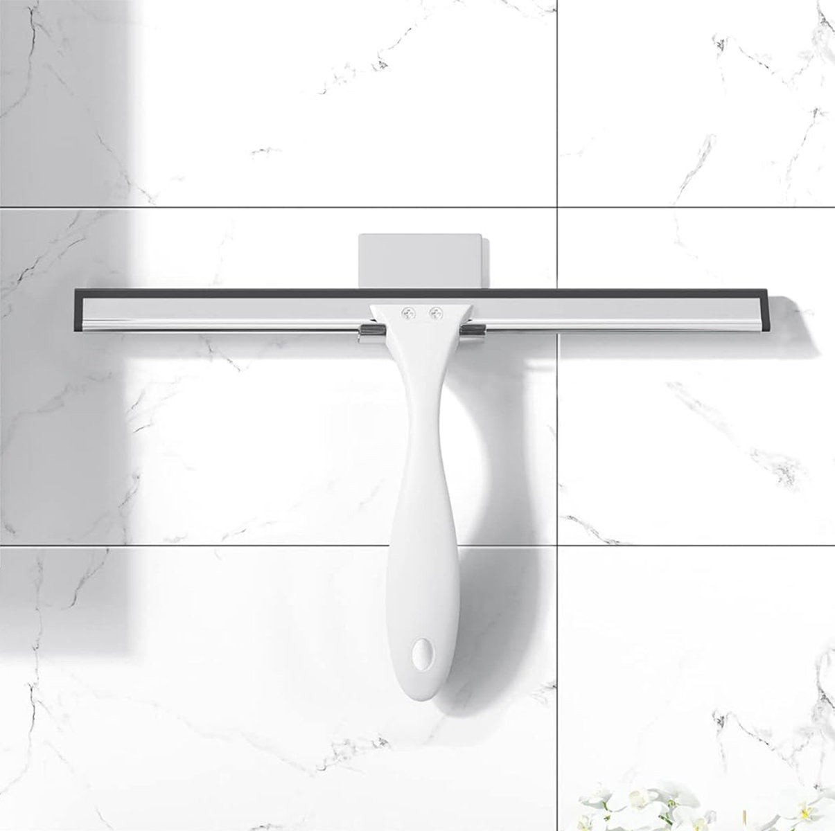 EFIVEX 12-Inch Shower Squeegee For Glass Doors,Multi-Purpose Squeegee With Hook | Wayfair