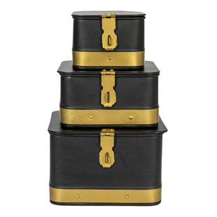 Black Decorative Boxes You'll Love | Wayfair
