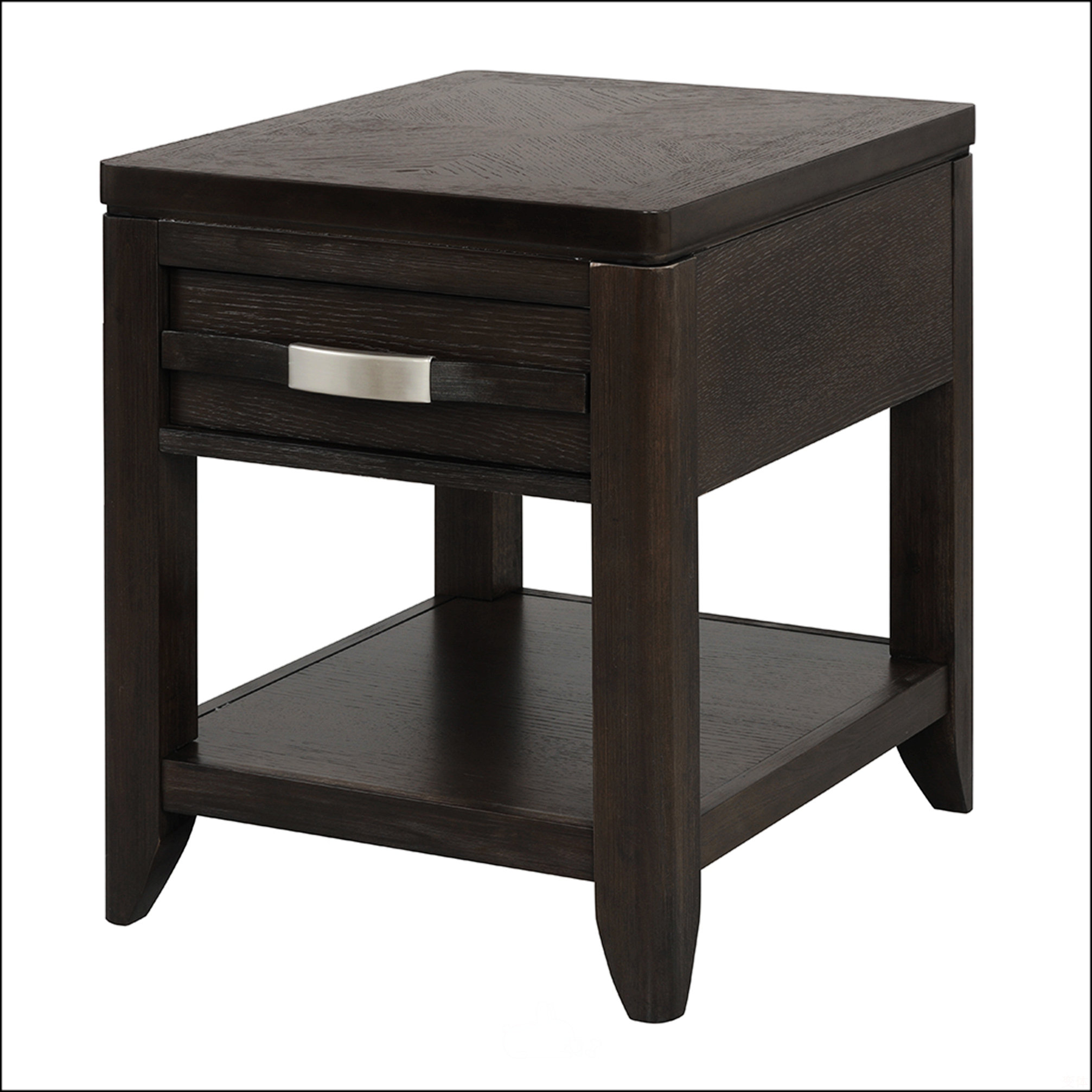 Lark Manor™ End Table With Metal Detailing | Wayfair