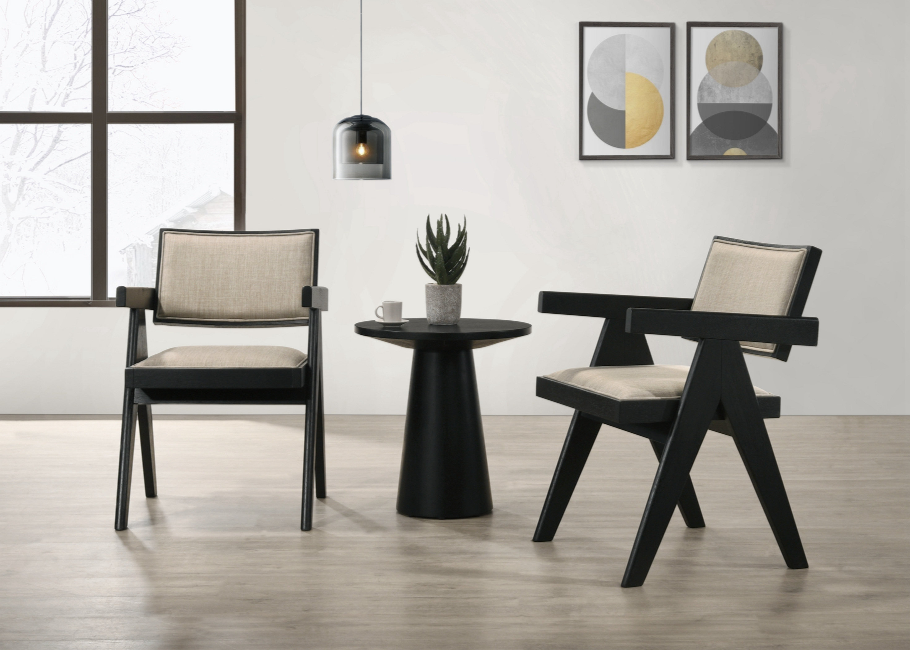 Latitude Run® Nautia 3 - Piece Pedestal Dining Set - Wayfair Canada
