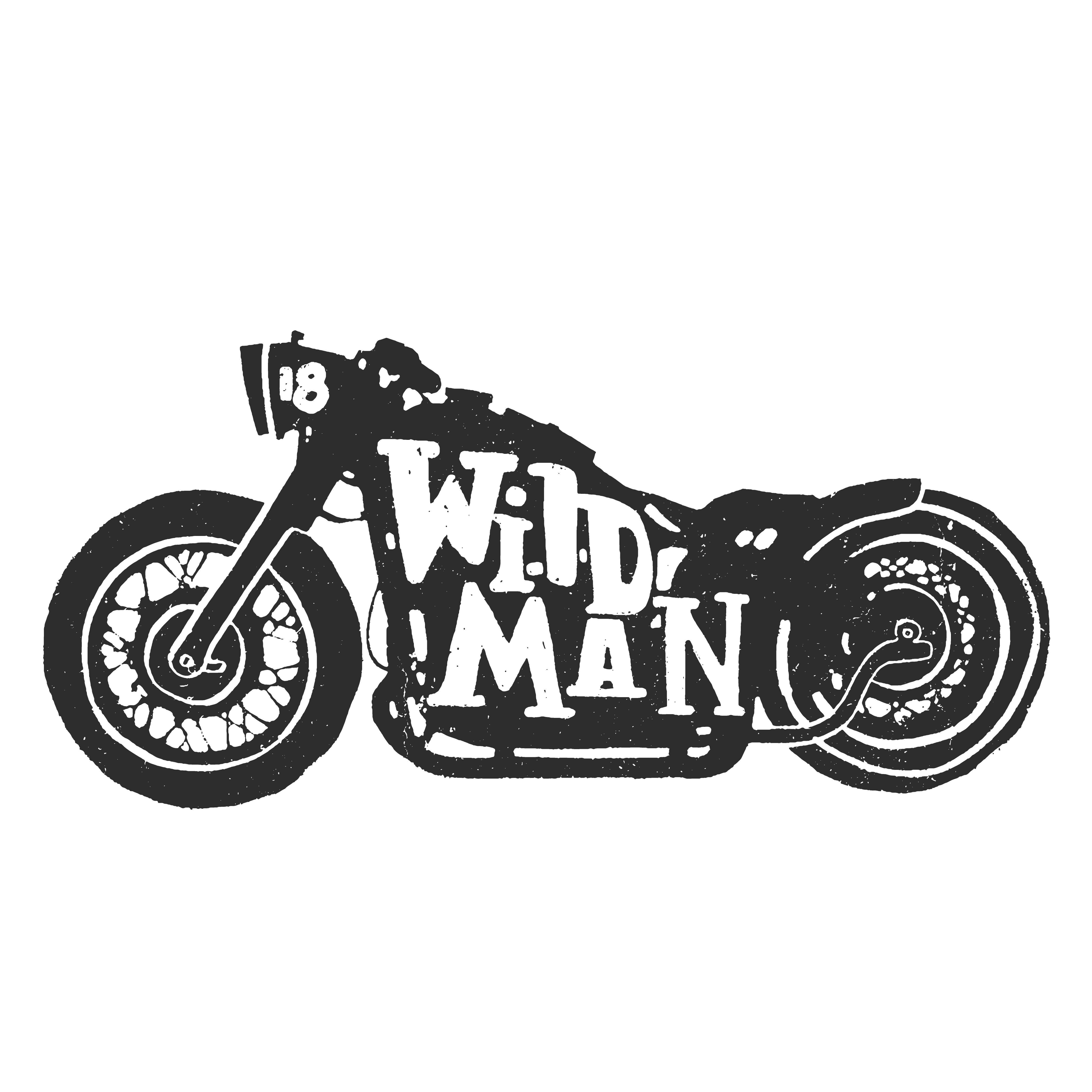 Winston Porter Kenol Hand Drawn Graphic Vintage Chopper Motorcycle ...