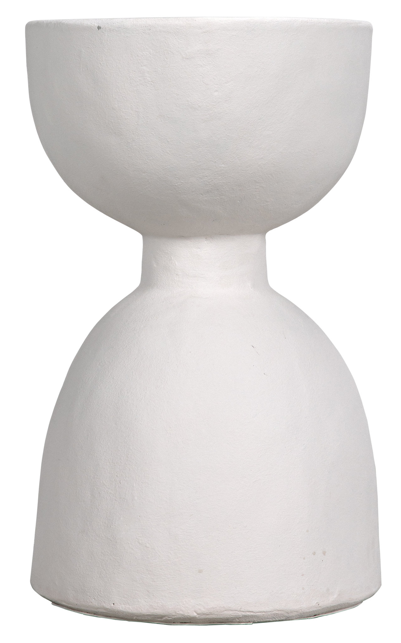 Noir Hourglass Stool White Fiber Cement | Perigold