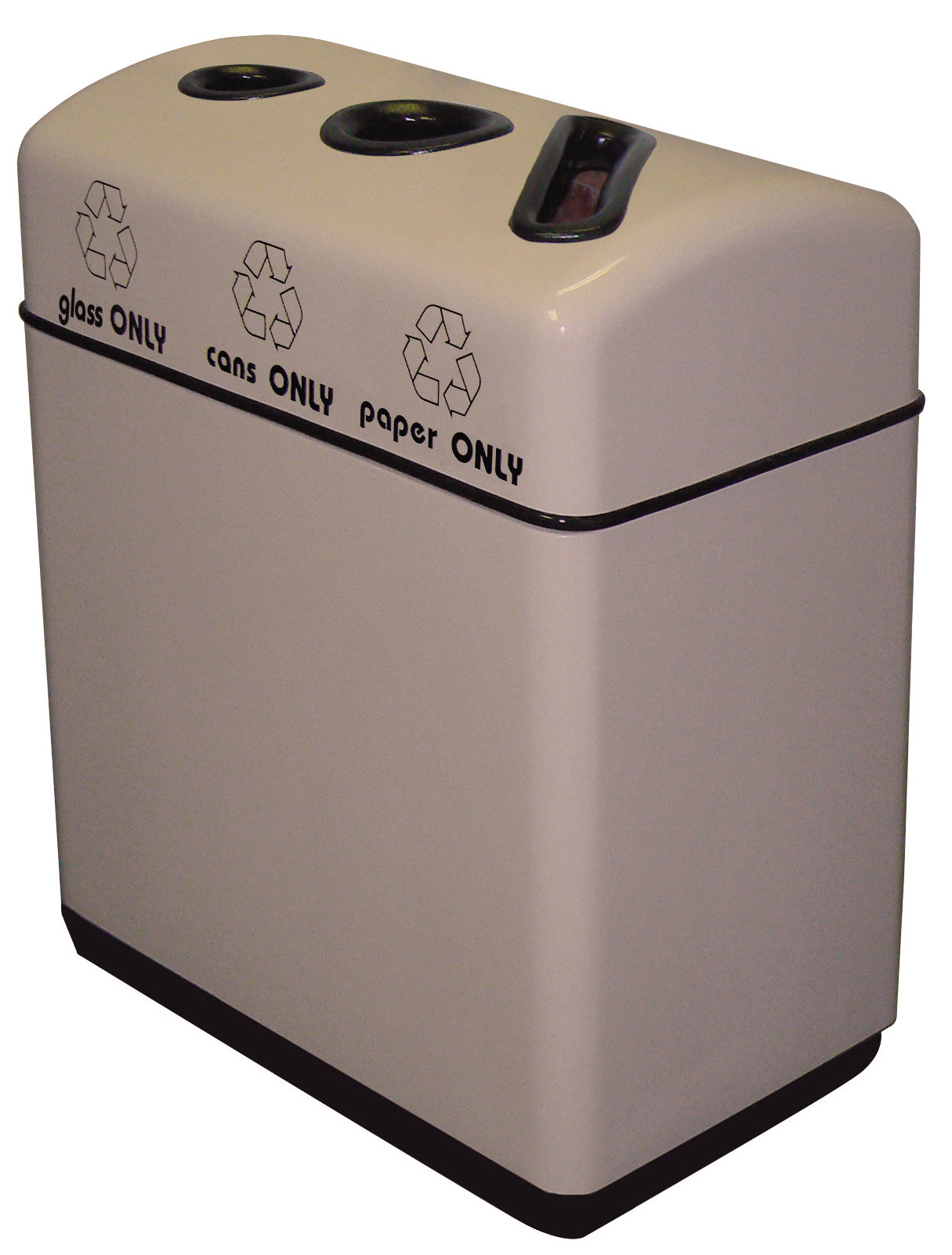 Witt Fibreglass Recycling 48 Gallon Multi Compartment Recycling Bin ...