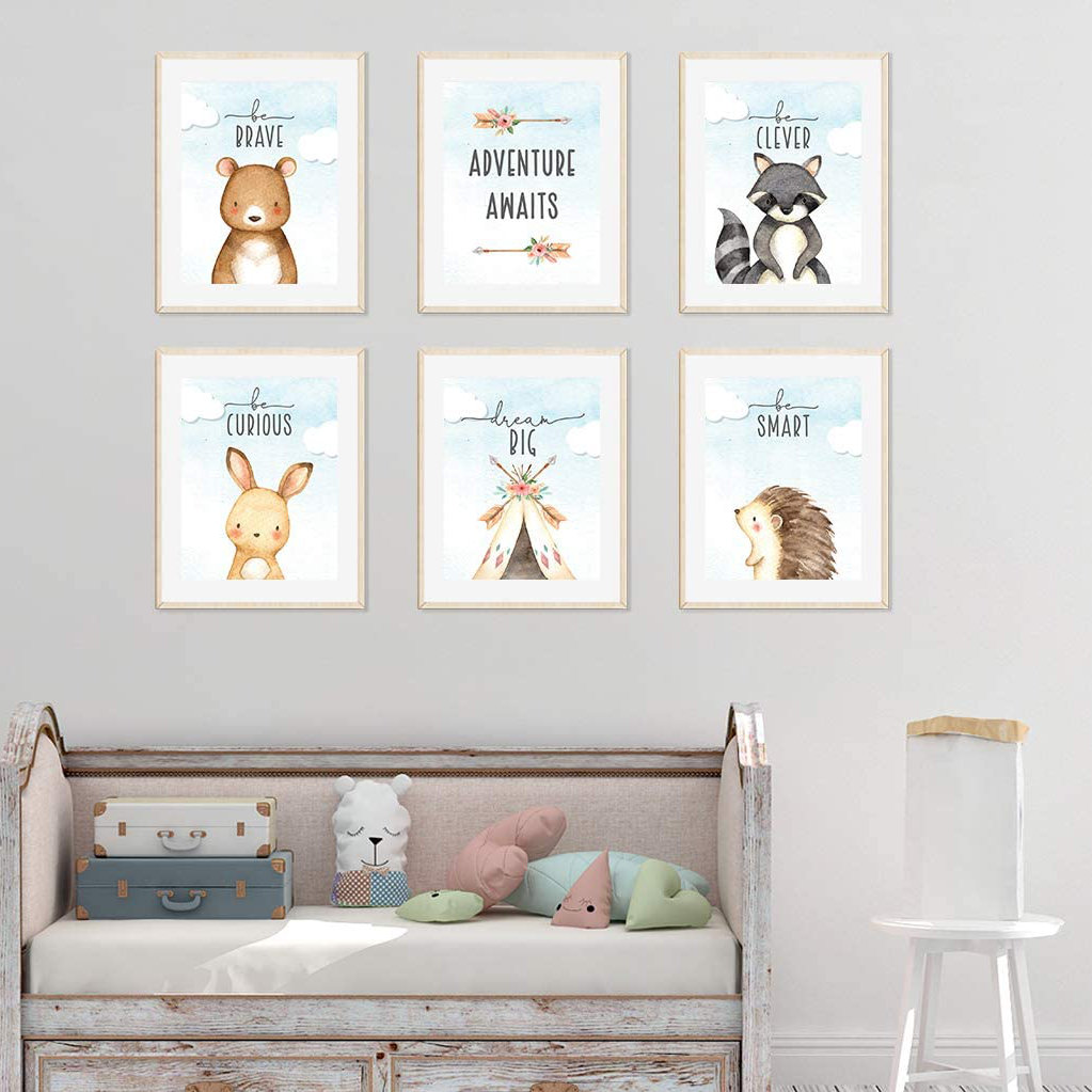 Harriet Bee Danson Tribal, Bear Raccoon Rabbit Hedgehog, Dream Big ...