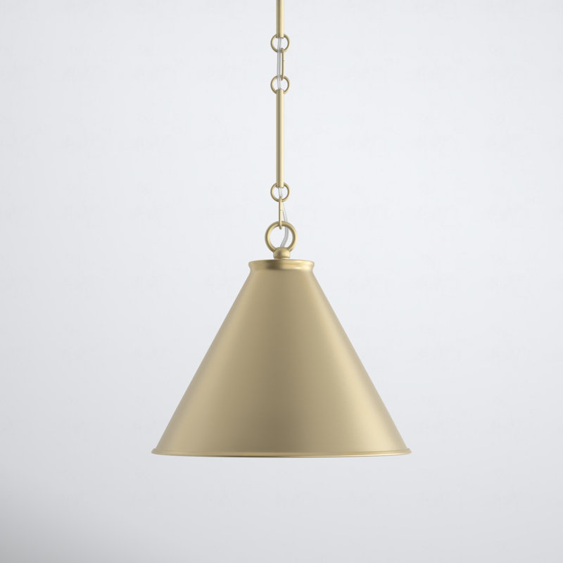 Birch Lane™ Dimson 1 - Light Tapered Metal Pendant | Wayfair