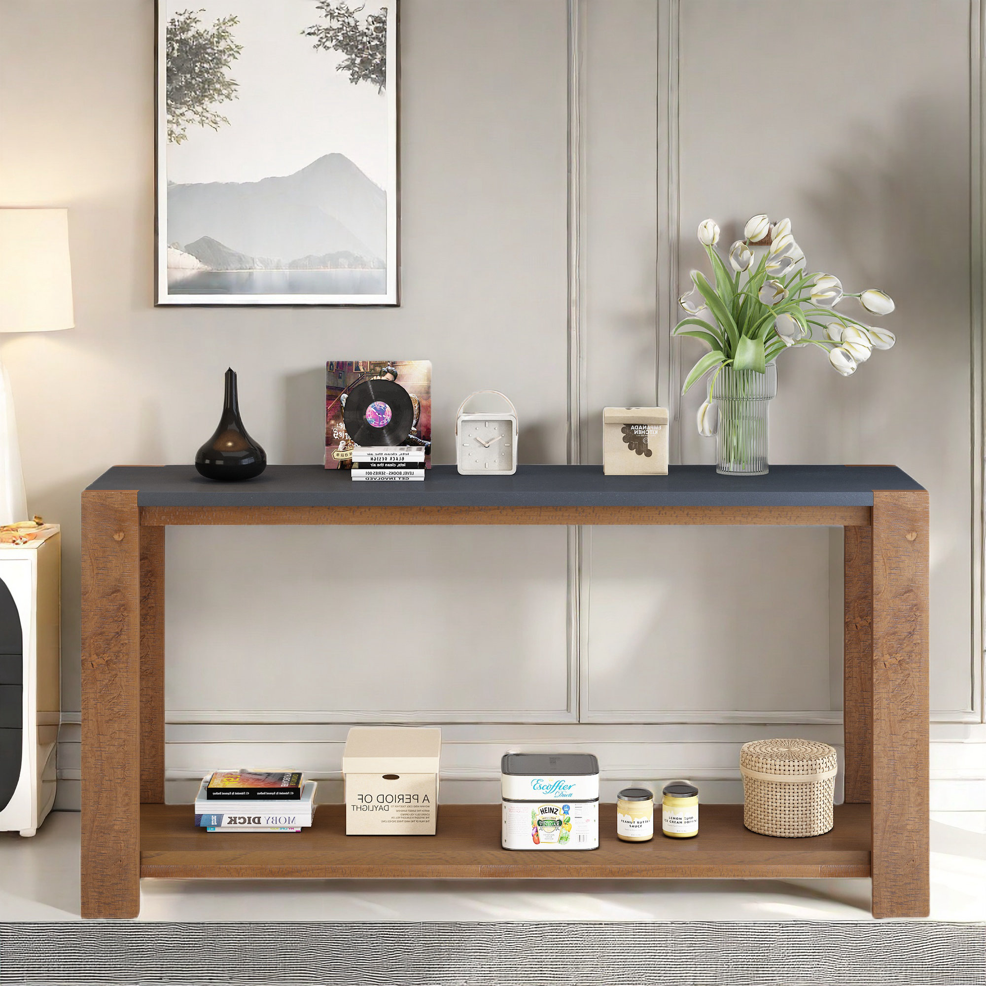 Latitude Run® Niota 59.8'' Console Table | Wayfair